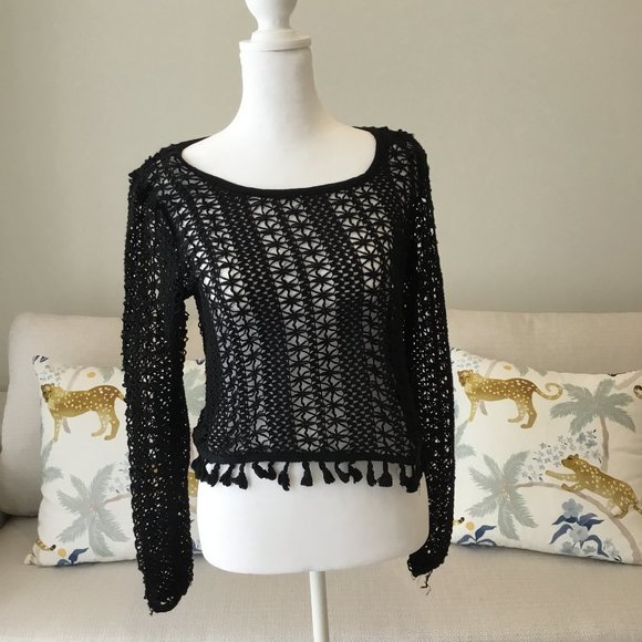 Anyram | Sweaters | Anyram Mesh Sweater | Poshmark